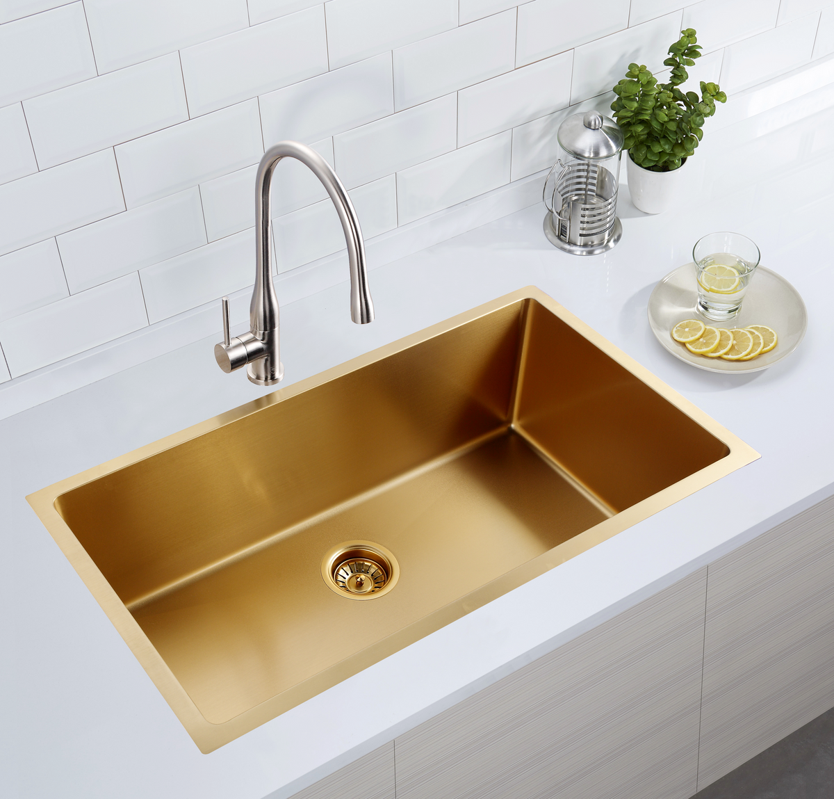 KDK-3219ST Undermount Single Bowl Stainless Steel Kitchen Sink 32‘’*19 ...