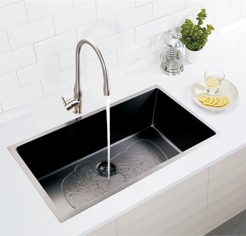 KDK-2318SG Undermount Kitchen Sink Single Bowl Stainless Steel Deep Si ...